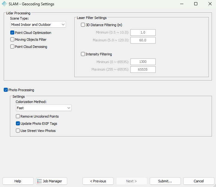 SLAM Processing – LP360