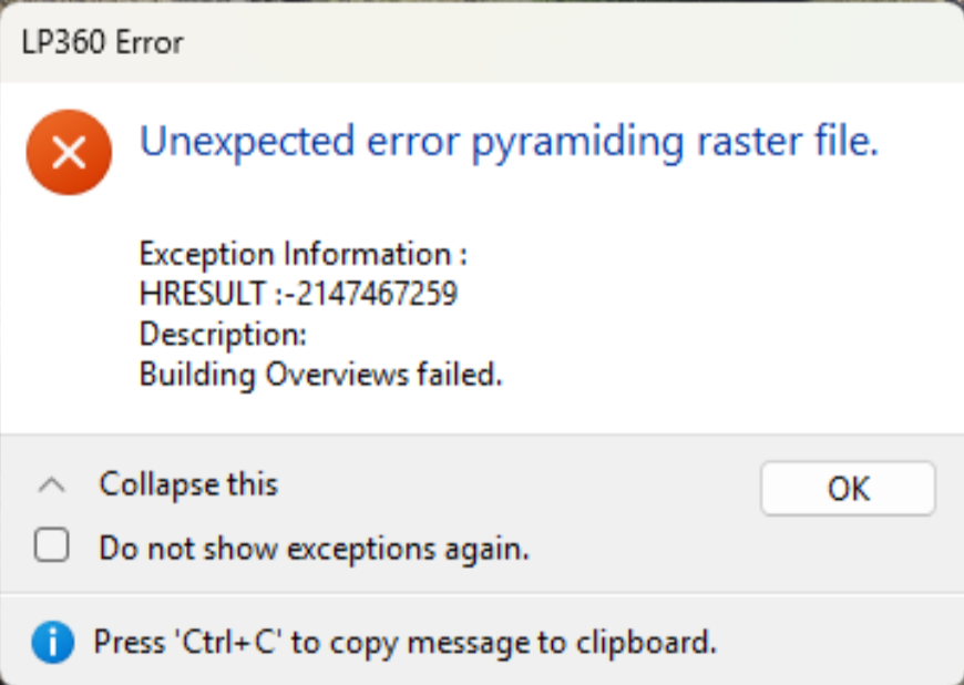 Troubleshooting “Reproject Raster PCT Fails with Unexpected Error ...